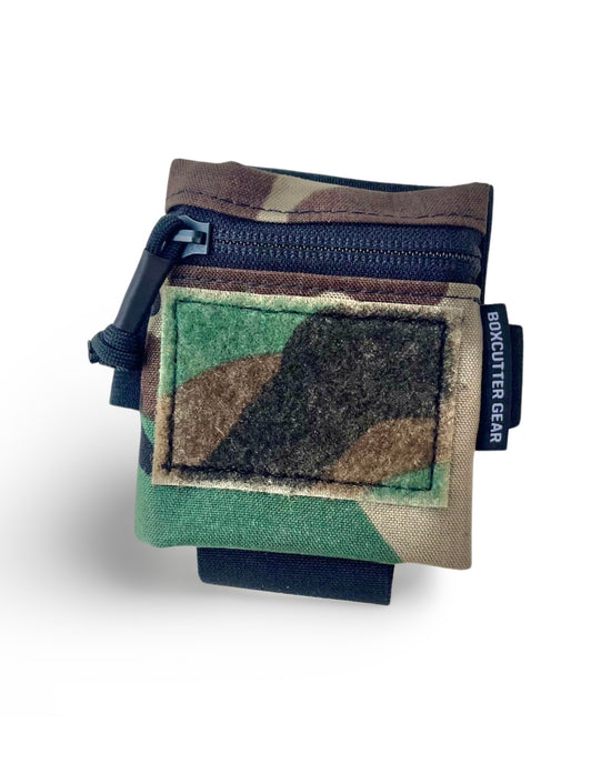 [ZAP]-v Zippered Admin Pocket -(Velcro Backed) – BoxCutter Gear Co.